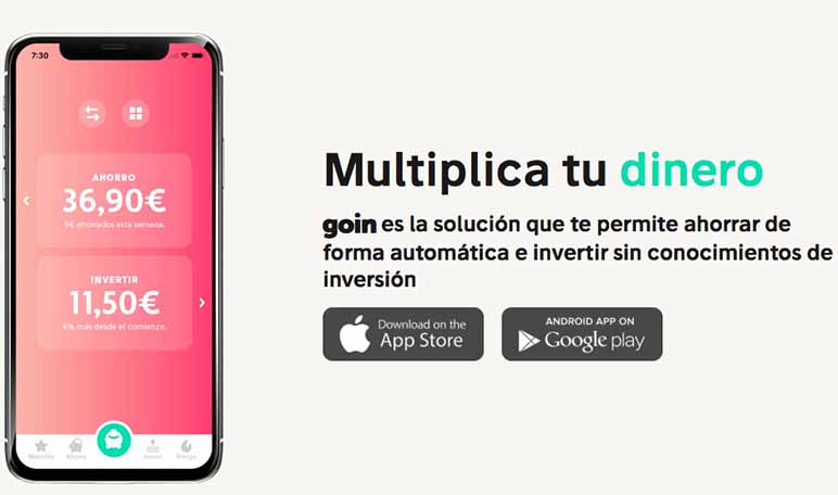 La aplicación GOIN se sitúa en el TOP 5 del App Store Finanzas