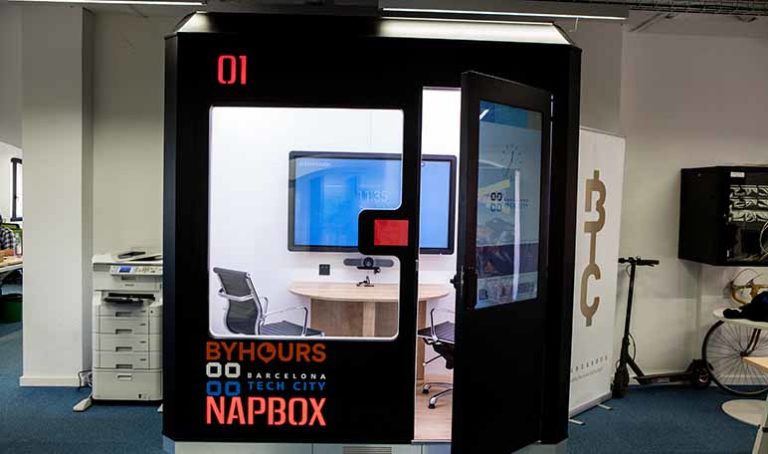 Napbox instala la primera cabina inteligente para reuniones