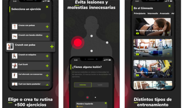 Massfit, una app con más de 500 ejercicios creados por profesionales